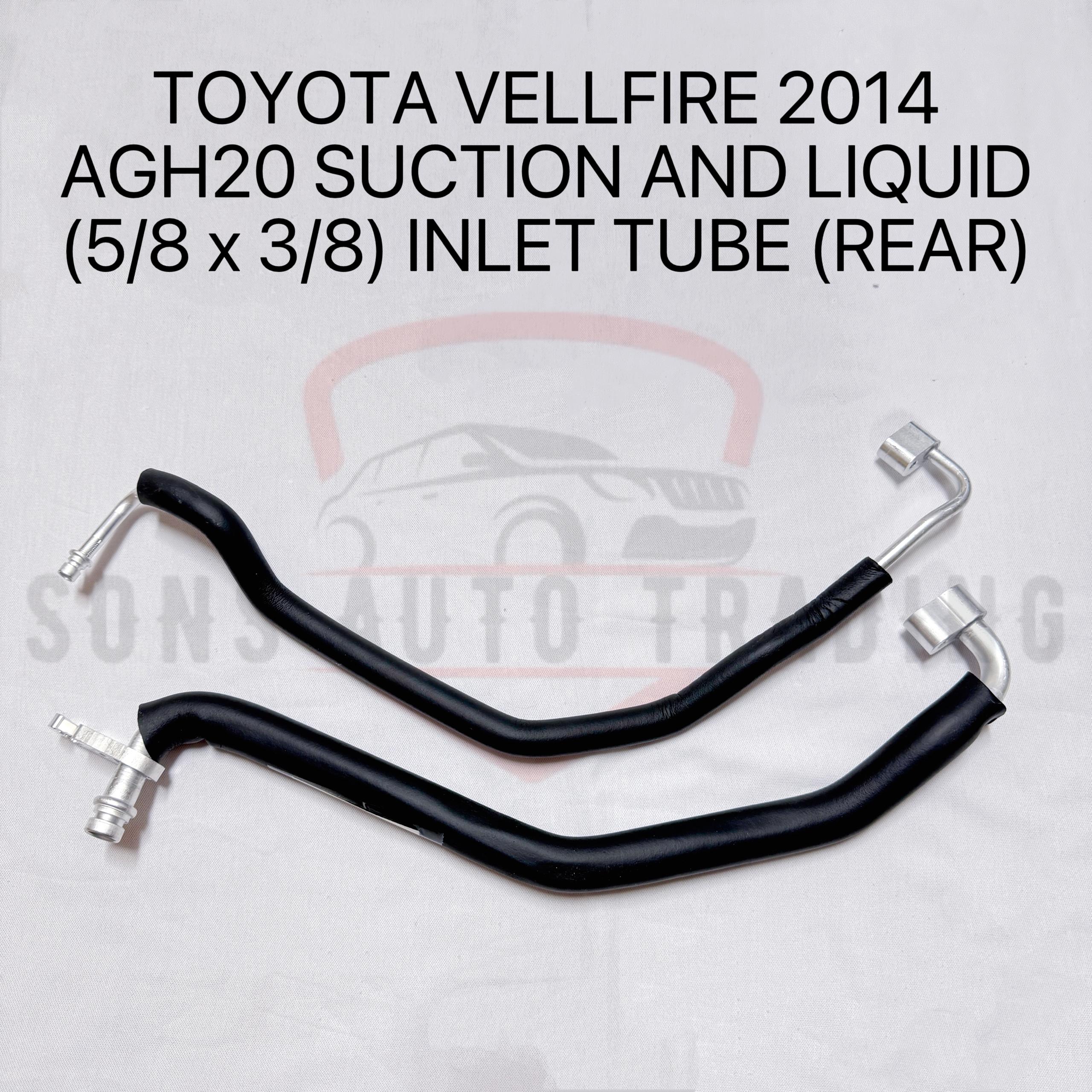 TOYOTA VELLFIRE 2014 AGH20 SUCTION AND LIQUID (5/8 X 3/8) INLET TUBE ...