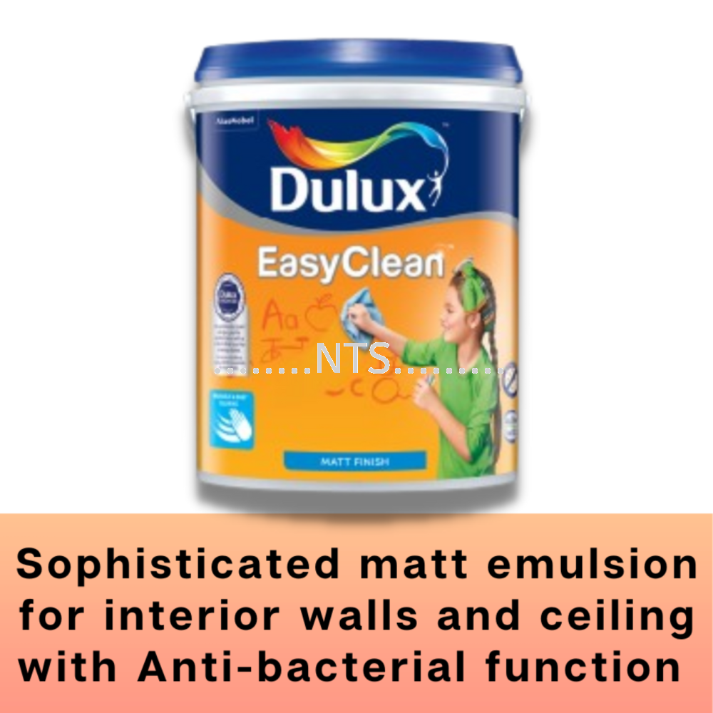 ( white 0000 ) 5L Dulux Paint Easy Clean For Interior Matt Finish ...
