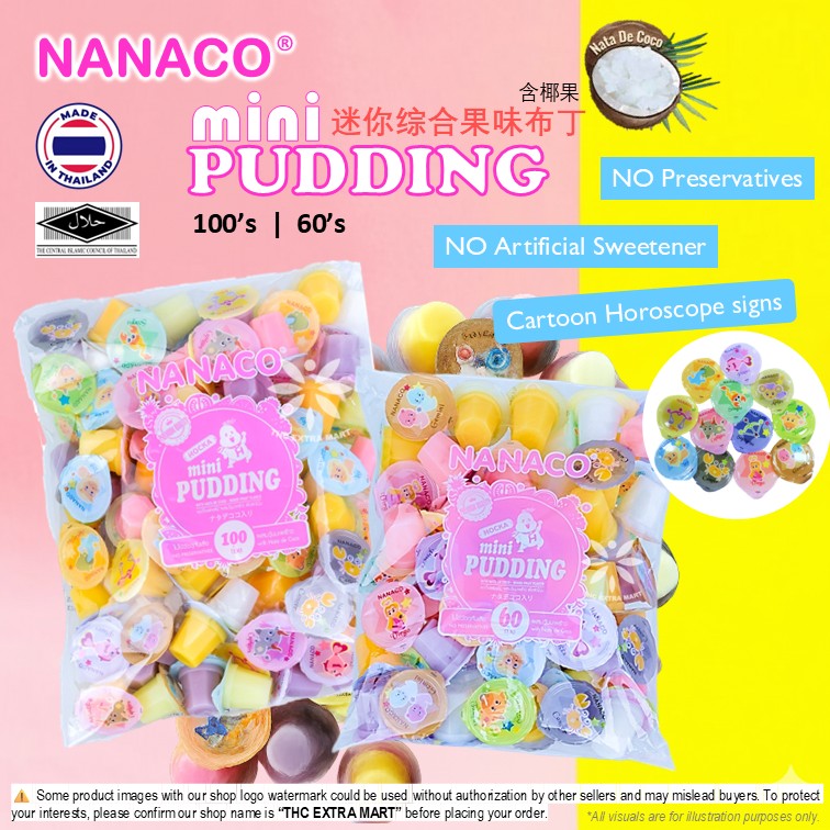 [Thailand] Halal NANACO Mini Pudding with Nata Decoco *No Preservatives ...