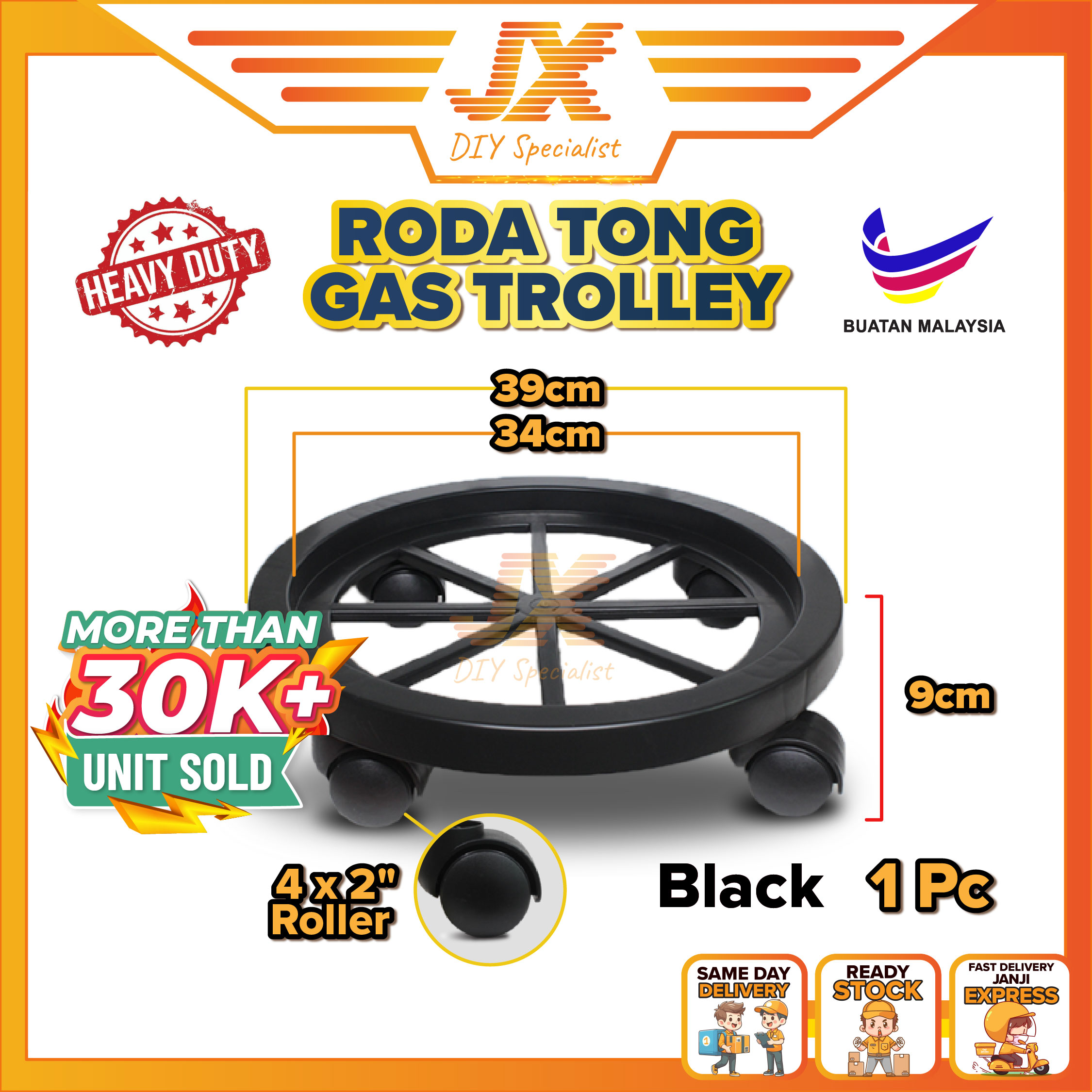 Gas Tank Trolley Heavy Duty / Gas Tank Roller Base / Gas Cylinder Tank ...