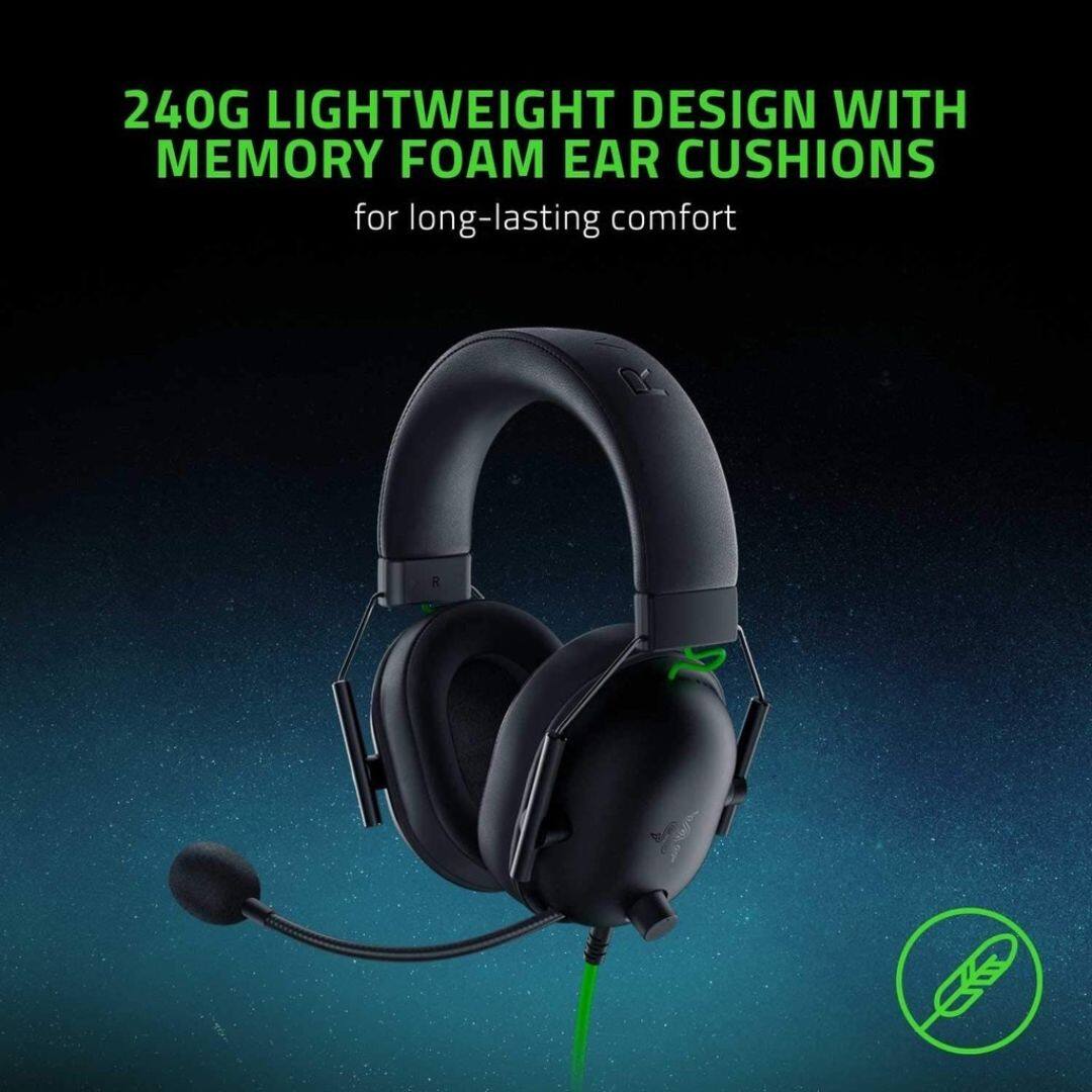 Razer Blackshark V2 X Gaming Headset | 7.1 Surround Sound for Immersive ...