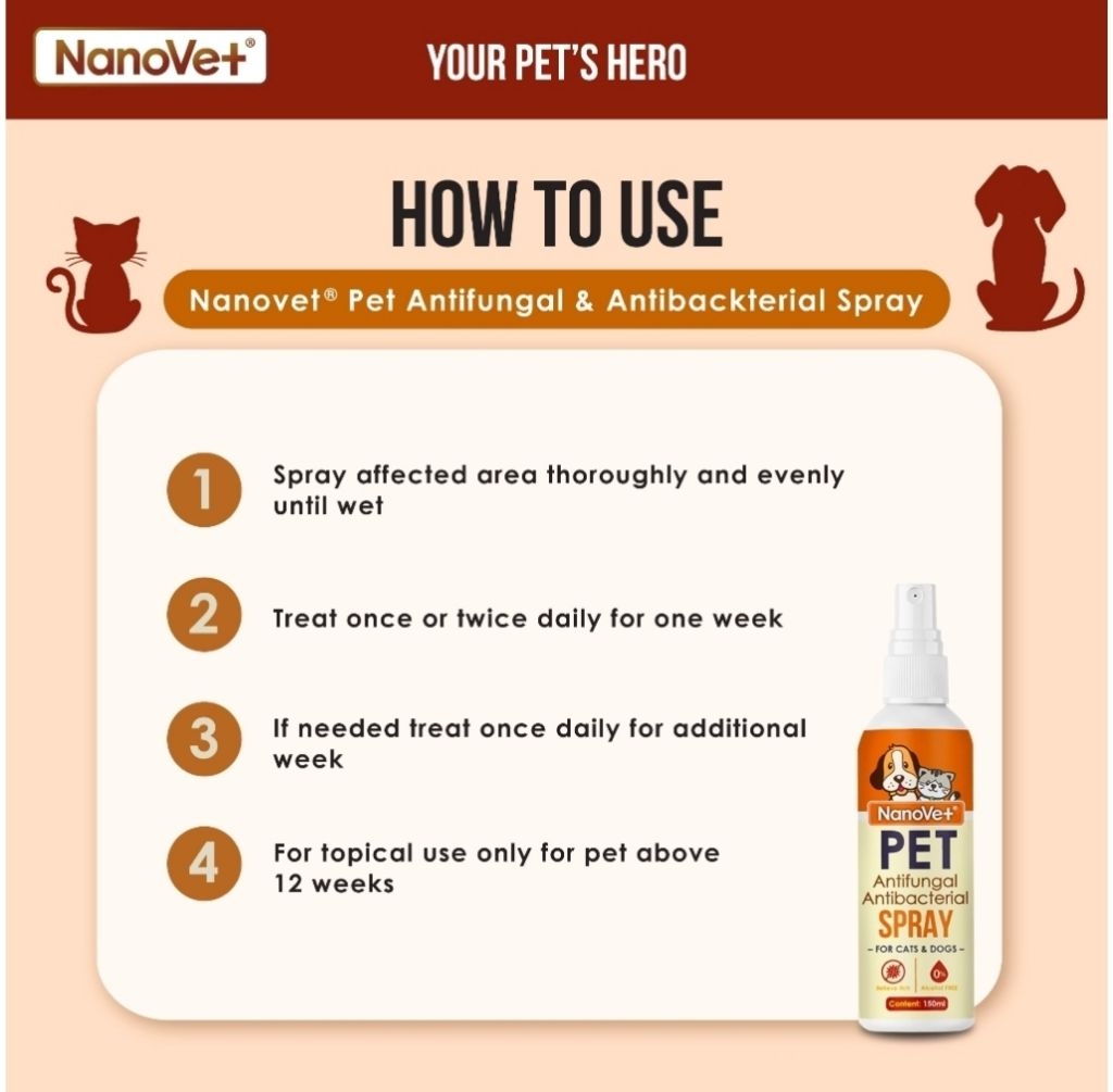 Nanovet Antifungal and Antibacterial Spray (150ml) | Shopee Malaysia
