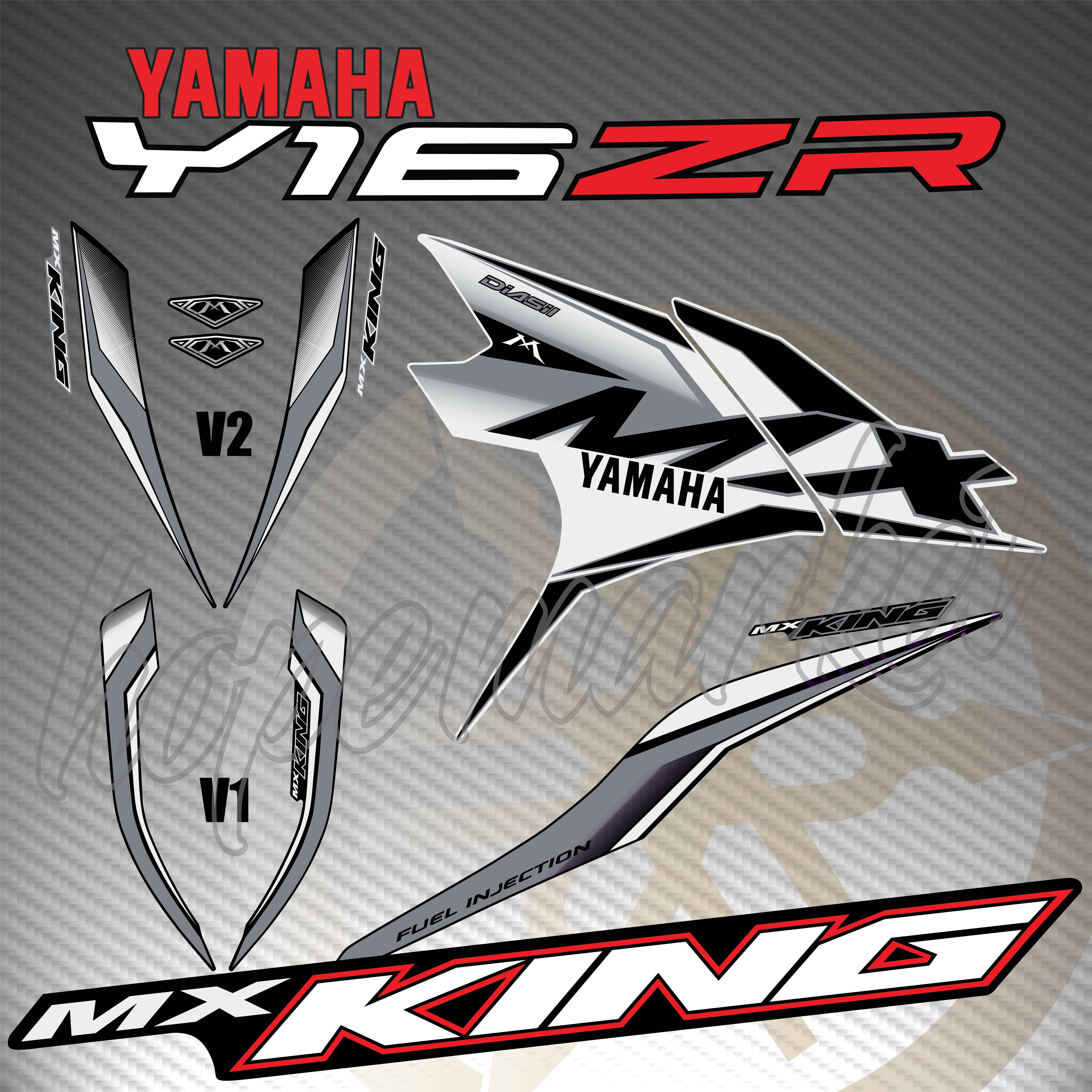 STRIPE MOTOR YAMAHA Y16 Y16ZR V1 V2 ABS 155 MX KING (10) CUSTOM BODY ...