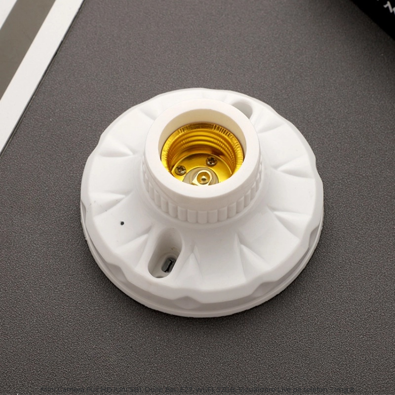 E27 lamp base 4K Mini WIFI Hidden camera, night vision and motion ...
