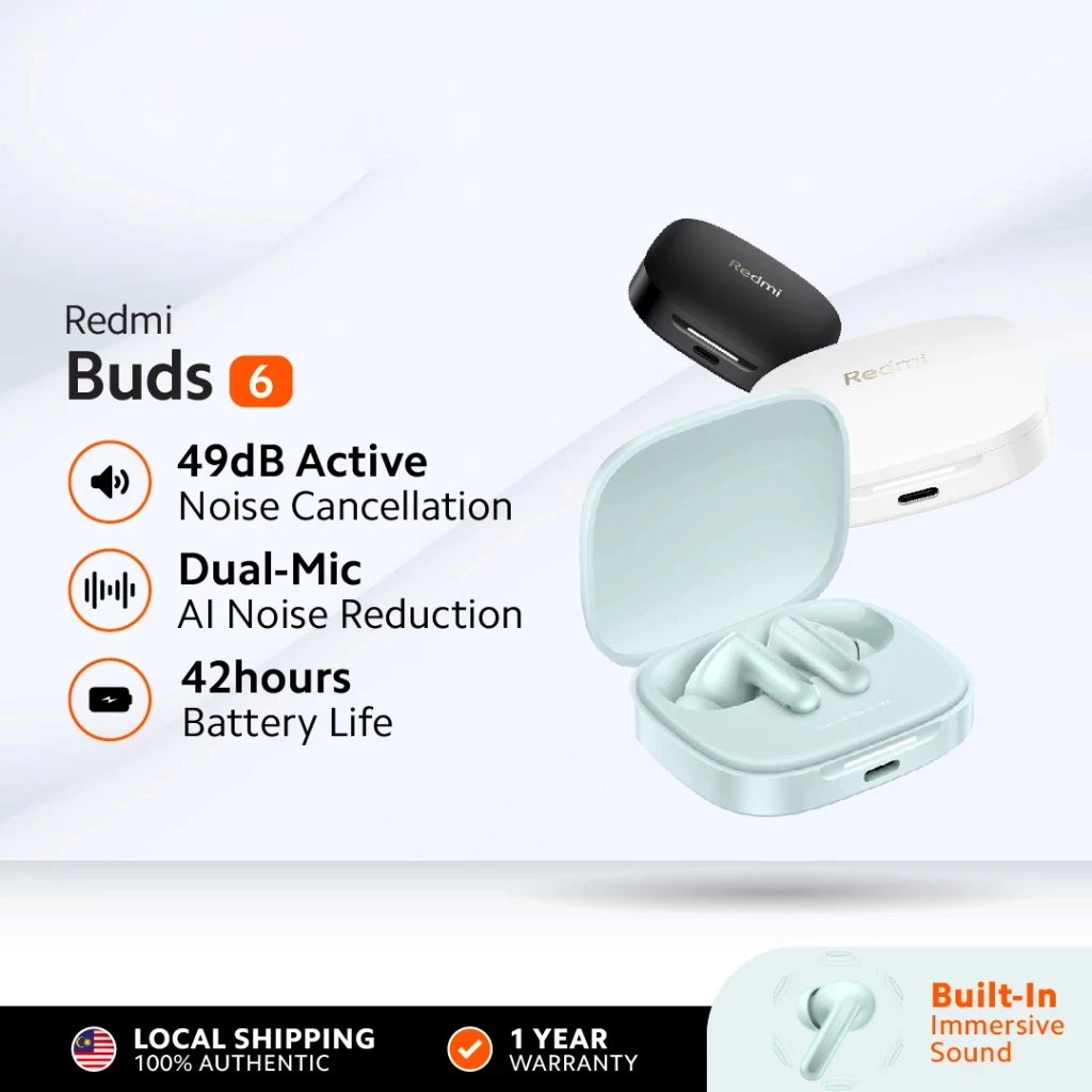 Xiaomi Earbuds Redmi Buds 6 Lite/7S Advanced Noise Cancellation ...