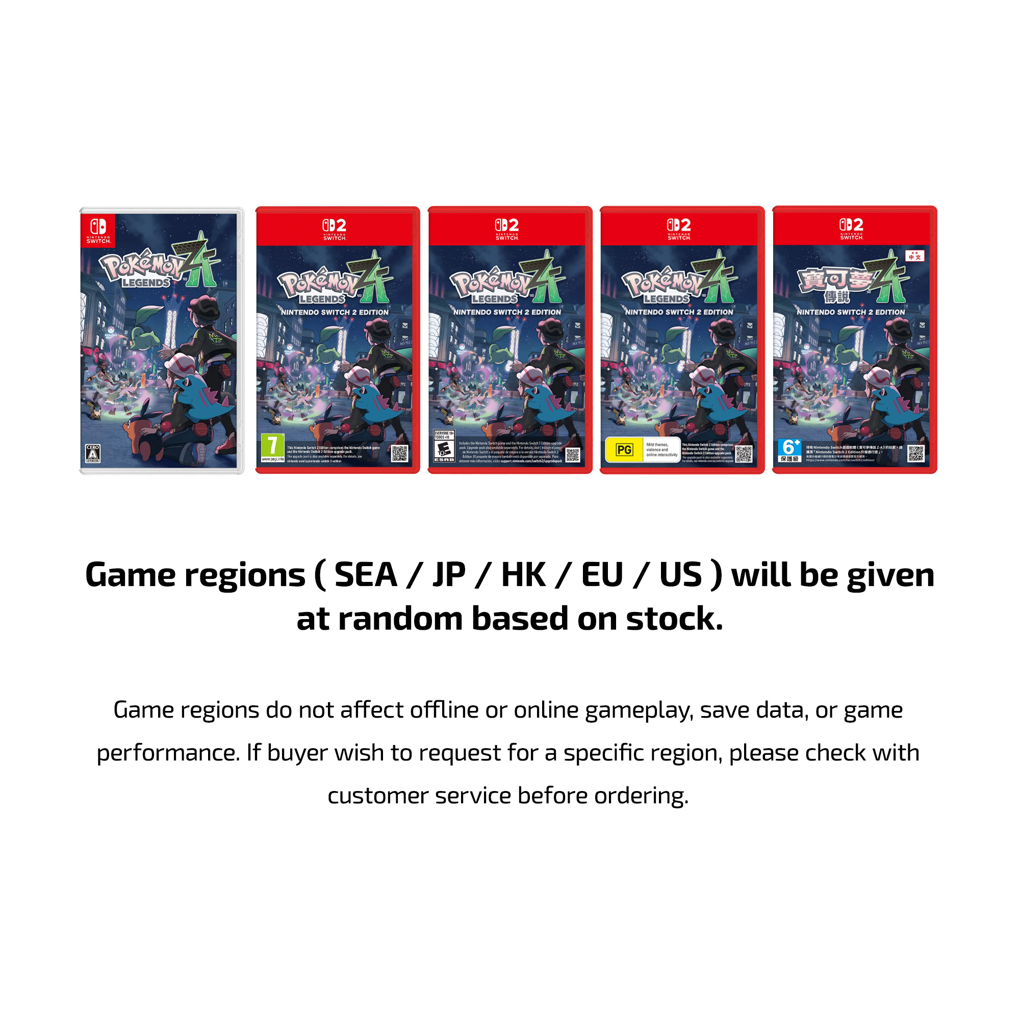 【CNY SALE】Nintendo Switch / Nintendo Switch 2 Pokemon Legends Z-A ...