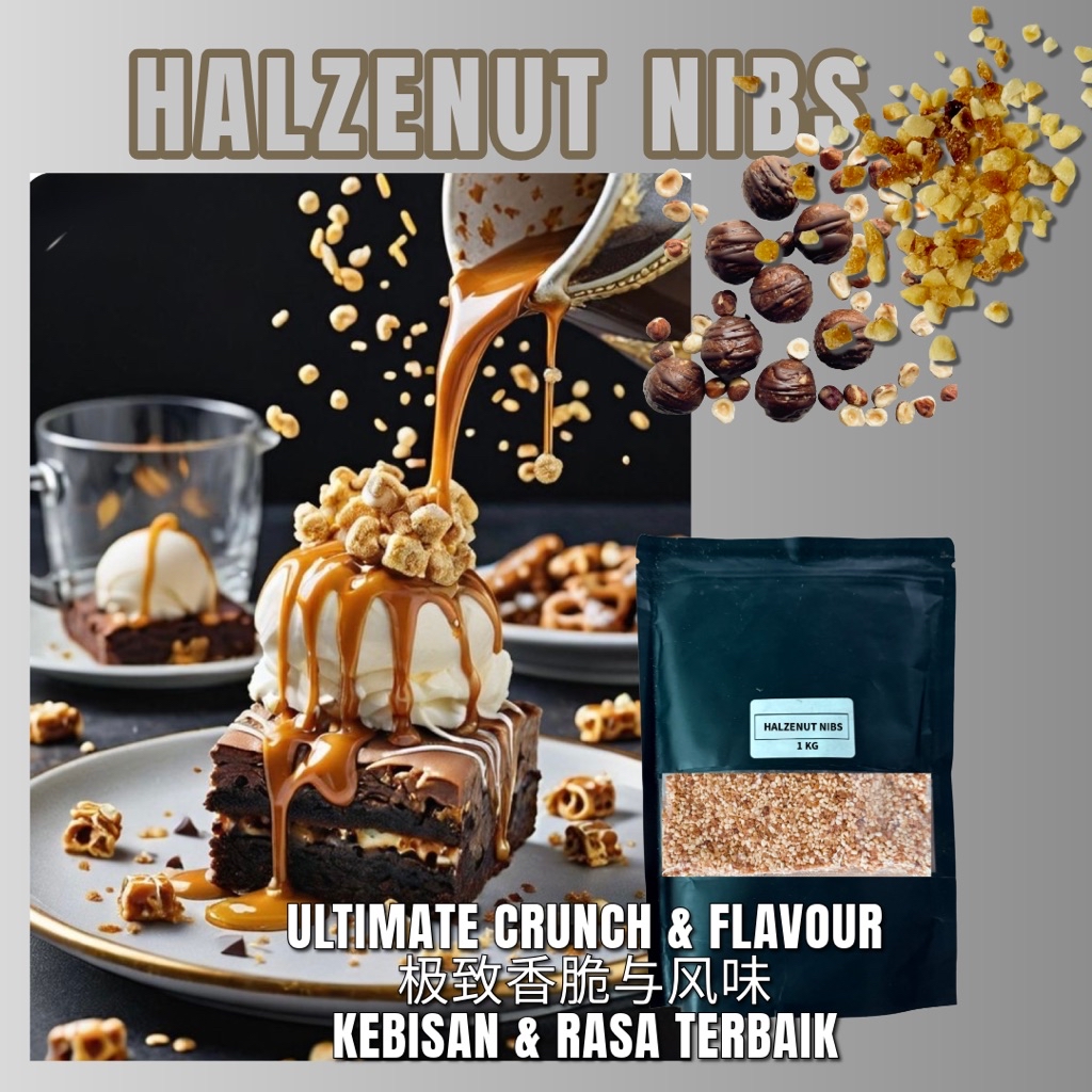 Premium Halzenut Nibs 香脆榛子碎 Kacang Hazelnut Premium 10kg/20kg | Shopee ...
