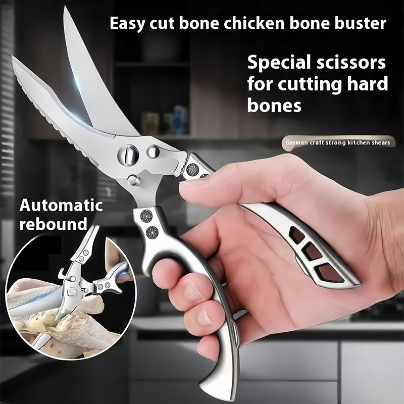 Curve Blade Bone Scissor Chicken Bone Scissors Multipurpose Stainless ...