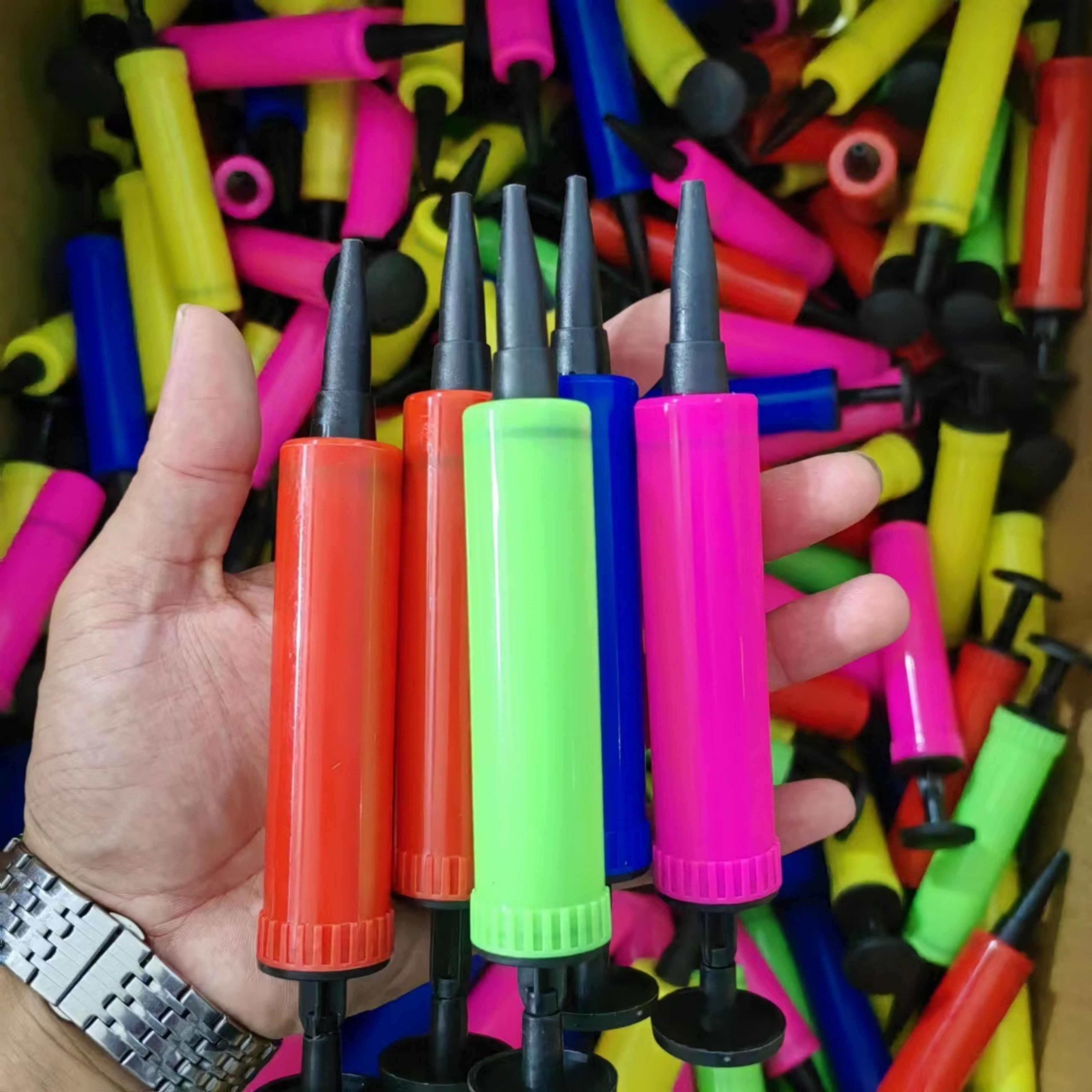 Large Hand Pump Mini Balloon Hand Pump Inflator Big Colorful Hand Held ...