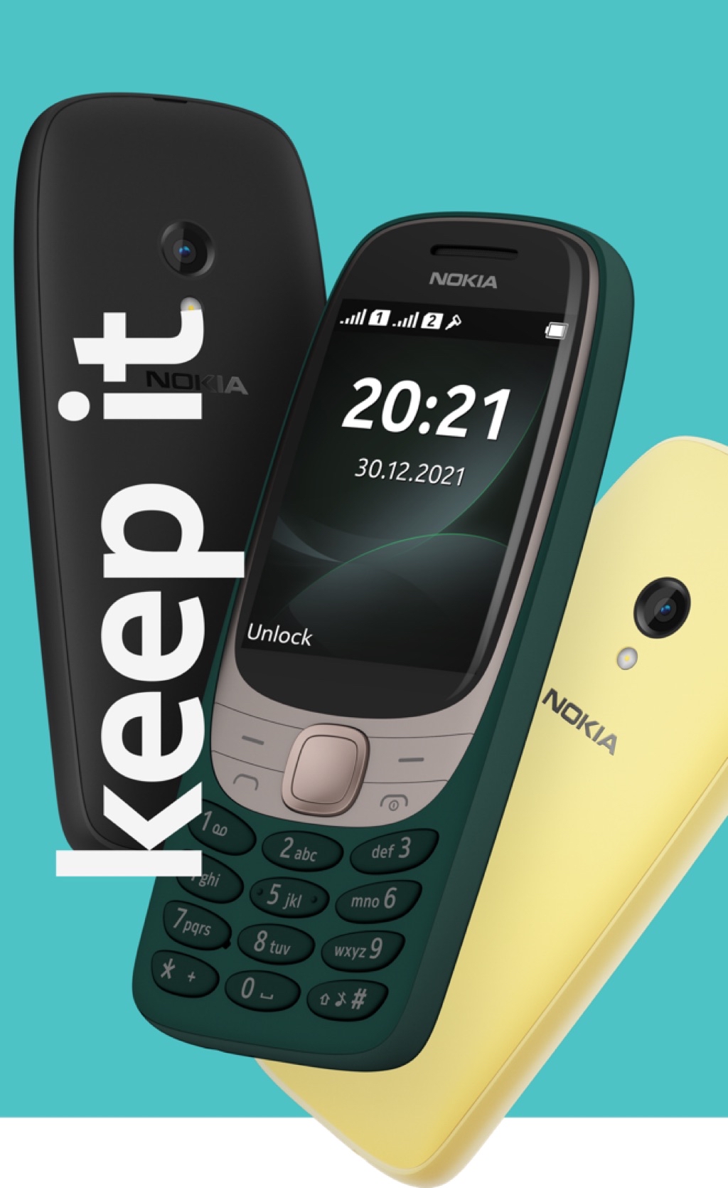 Nokia 6310 4g Classic Feature Phone - Long Battery Life, Snake Game ...