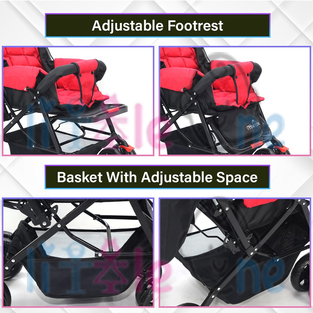 LITTLE ONE 8008 SPECIAL SALE Two Way Facing 8008 Stroller NEW BORN TO 4 ...