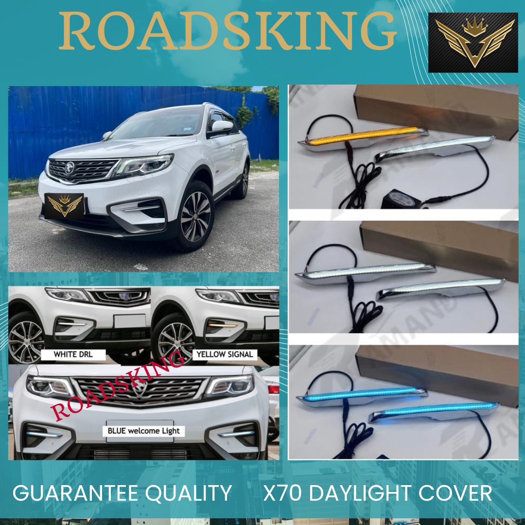 PROTON X70 STRAIGHT LINE SPEC FRONT BUMPER FOG LIGHTS LAMP COVER ...
