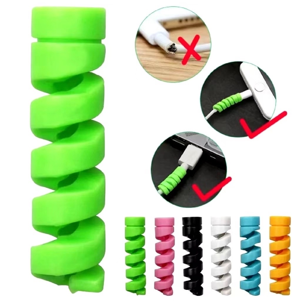 50-Pack Spiral Cable Savers | Pro-Grade Charger Protectors to Stop Fraying & Extend Cable Life 🛡 ...