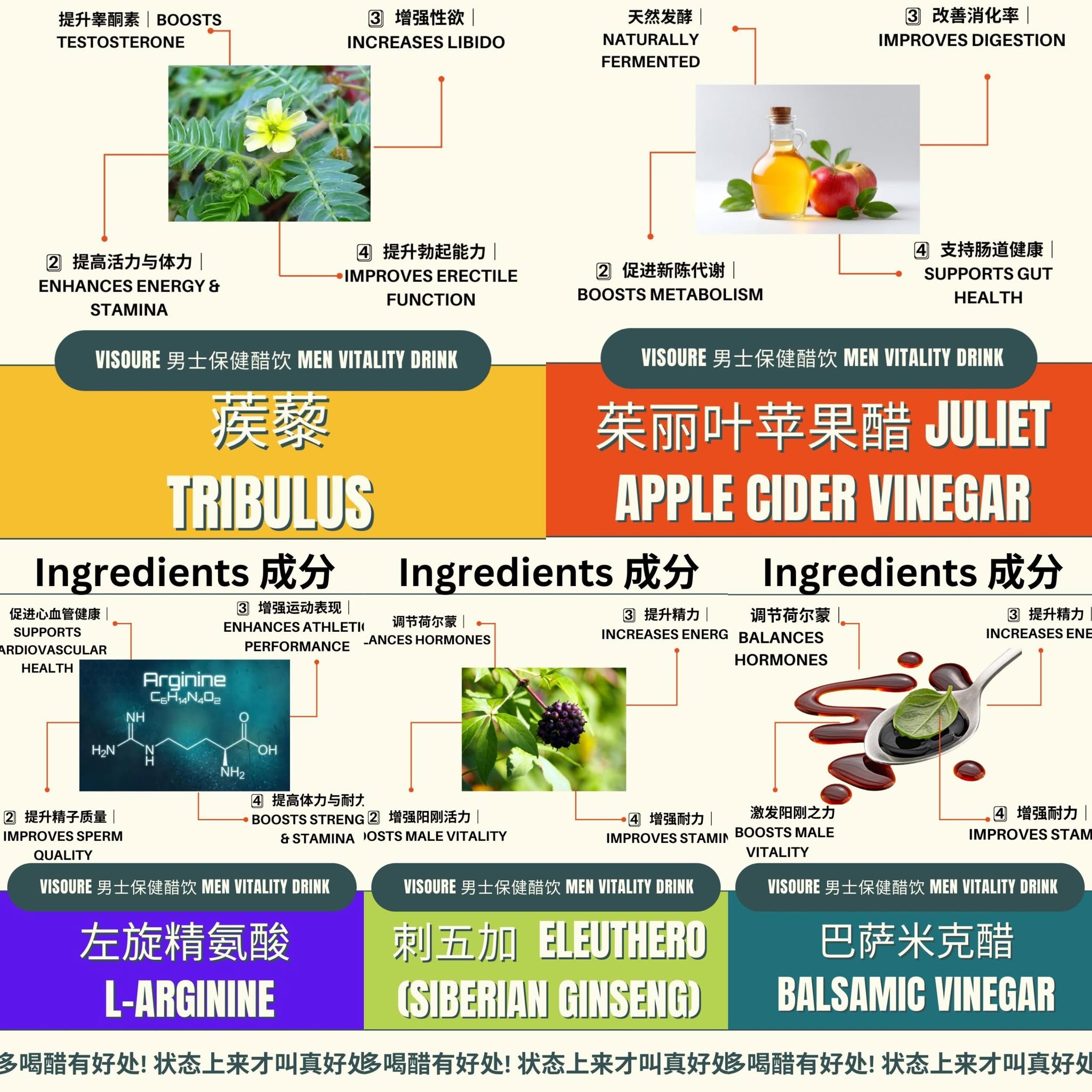 100% ORIGINAL苹果醋保健饮 Visoure FOR Vitality health – Boost Energy 提升活力 ...