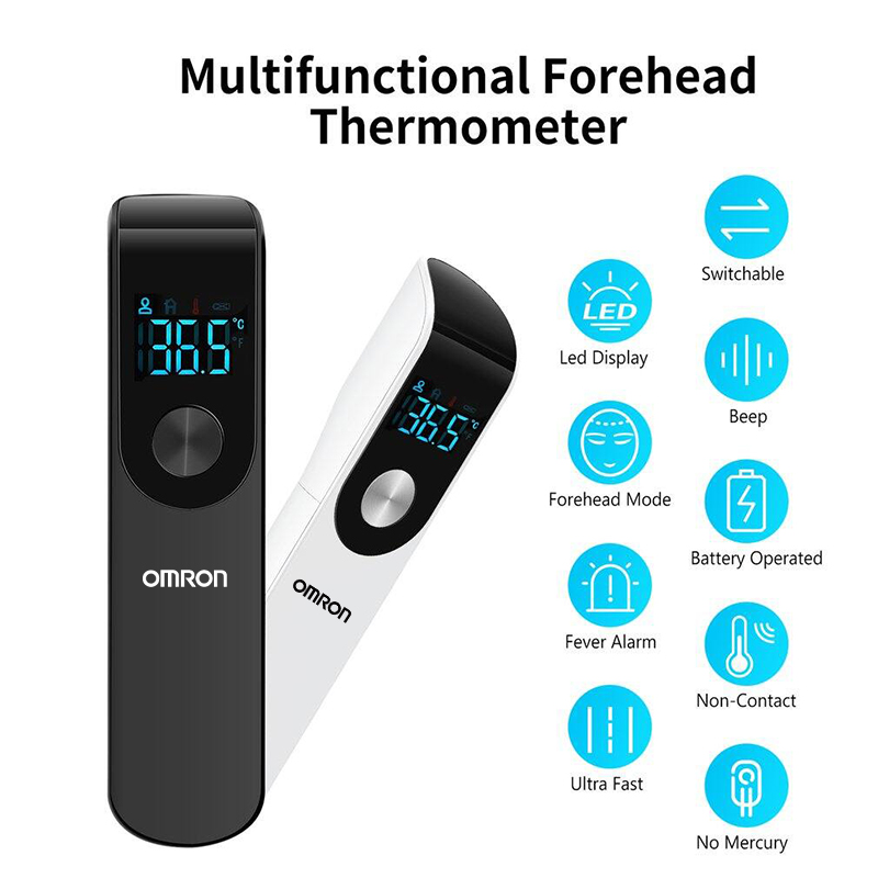 [Local Stock] Omron Non-Contact Infrared Forehead Thermometer with LCD ...