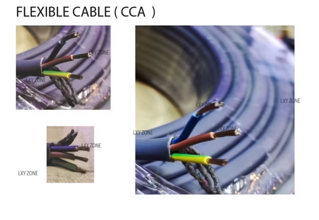 [Loose cut] 70/0.193 x 3 core PVC flexible cable / *1meter*70/0.193 x3c ...