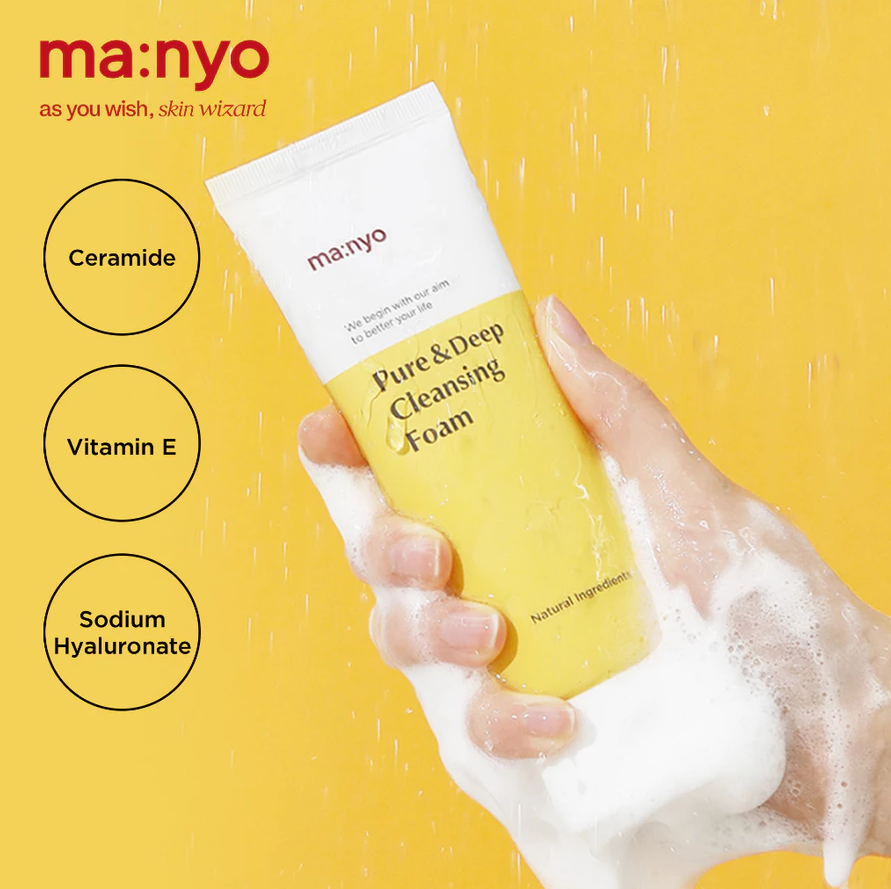 MANYO Pure & Deep Cleansing Foam (100ml) | Shopee Malaysia