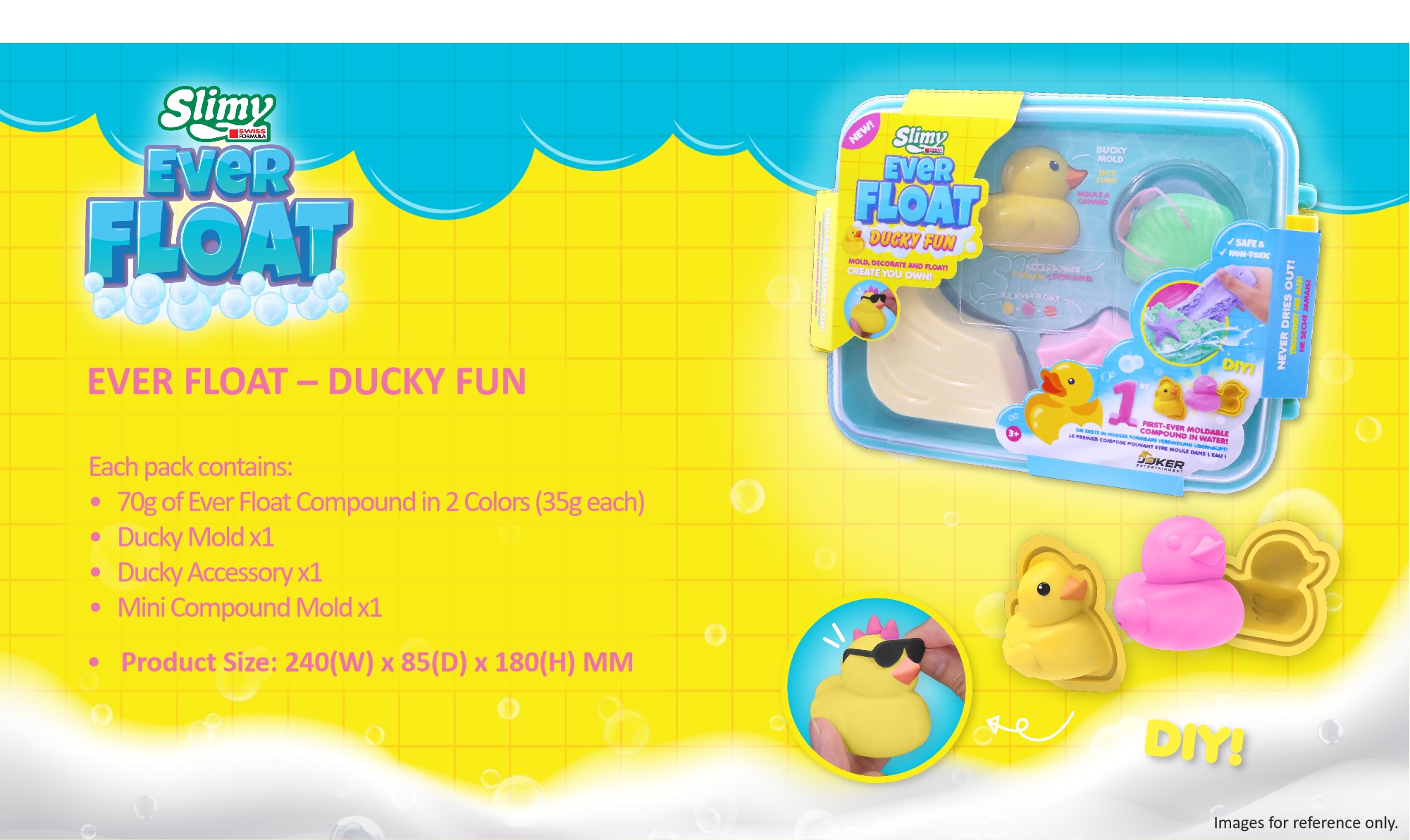 Slimy Ever Float Ducky Fun Gift Set Slime Assortment Pack (32272 ...