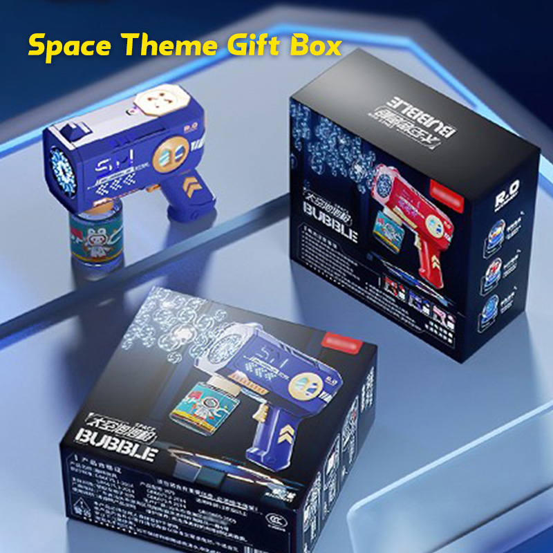 Automated Bubble Gun Luminous Electric Bubble Machine Multi-hole Bubble ...