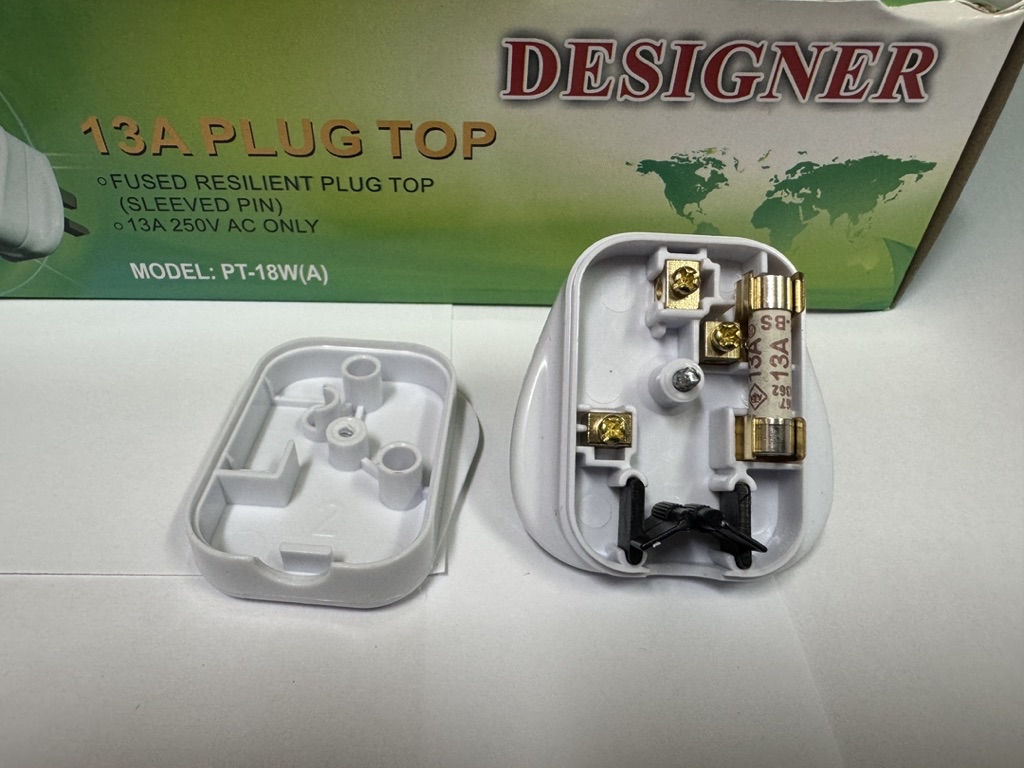(20PCS) 13A PLUG TOP / DESIGNER 13A Plug Top (White) PT18W-A Sirim ...