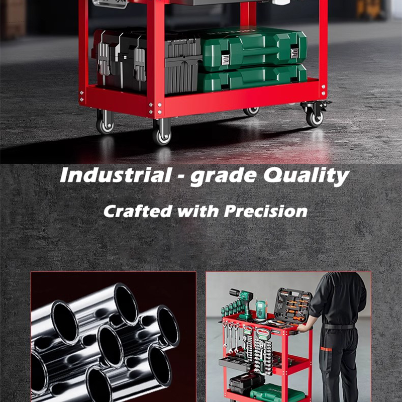 3 Layer Tool Cart Trolley Service Trolley 400GK Heavy Duty Metal Steel ...