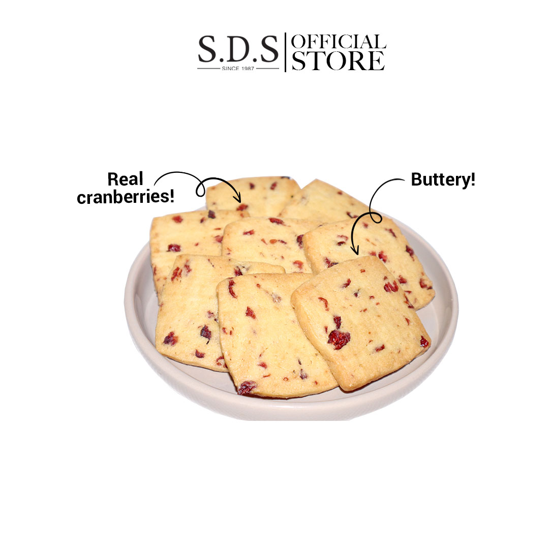 S.D.S Cranberry Butter Cookies/halal certified/ready to eat/popular ...