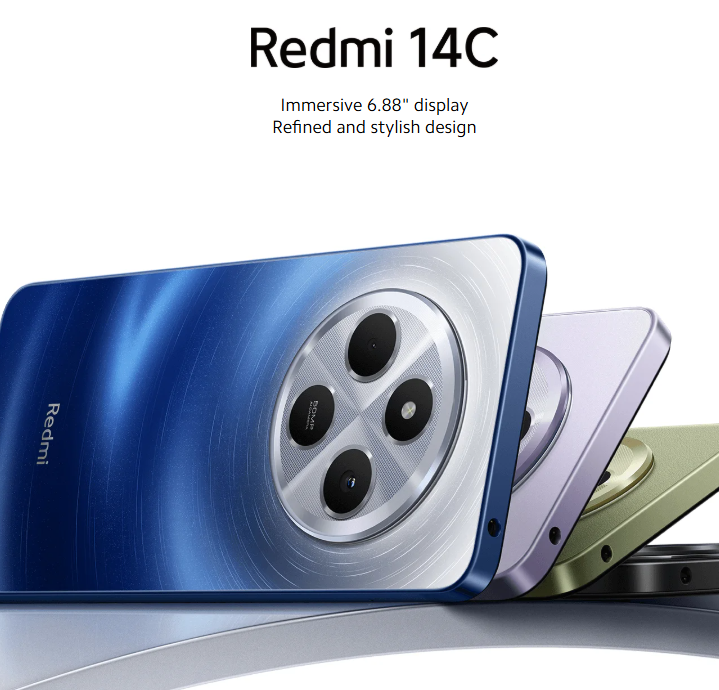 redmi 14c|6.88-inch large screen|50MP AI camera|5160mAh battery ...