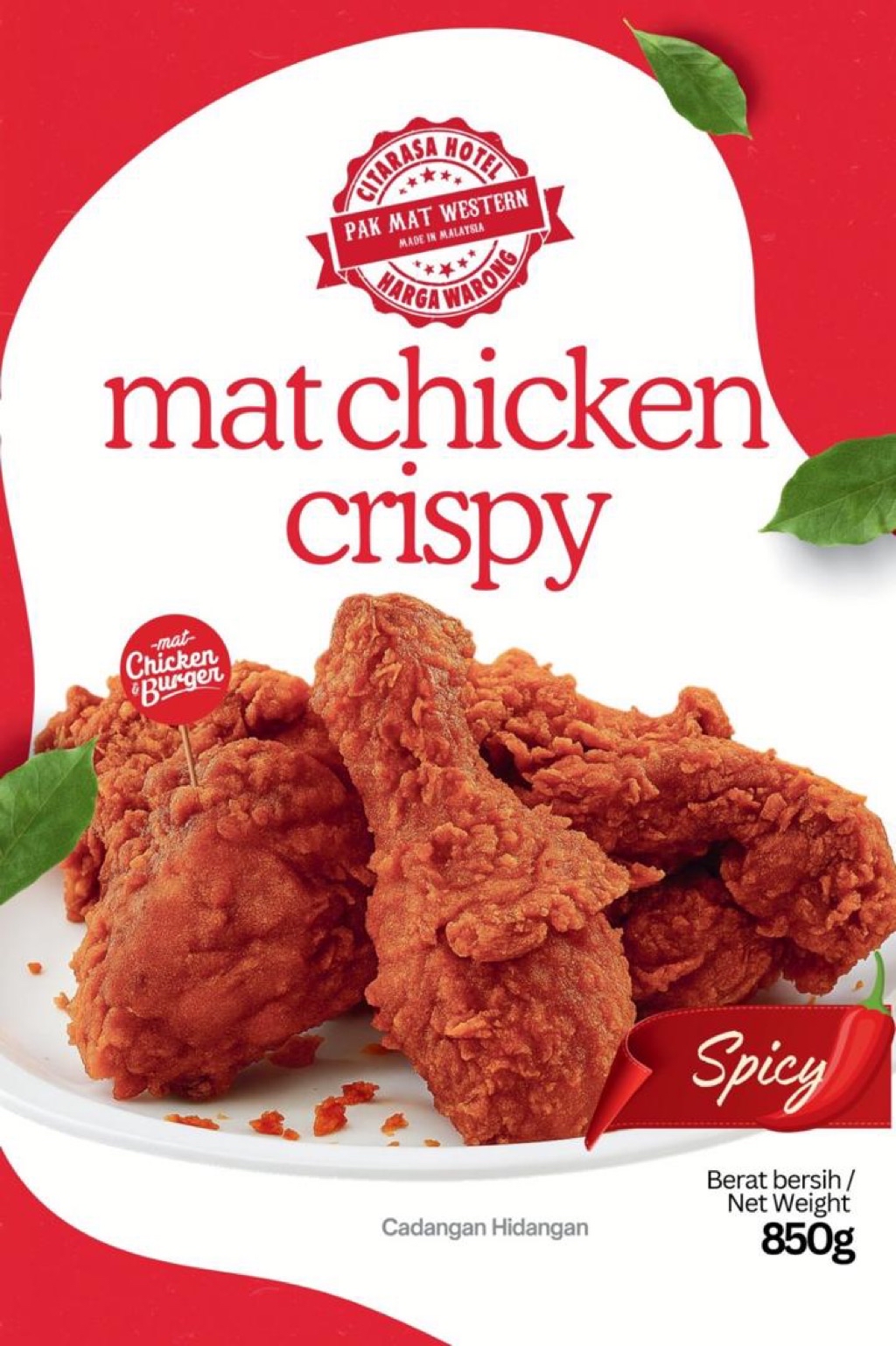 💥Pak Mat Western💥 Mat Chicken Crispy Original and Spicy Ayam Goreng Mat ...