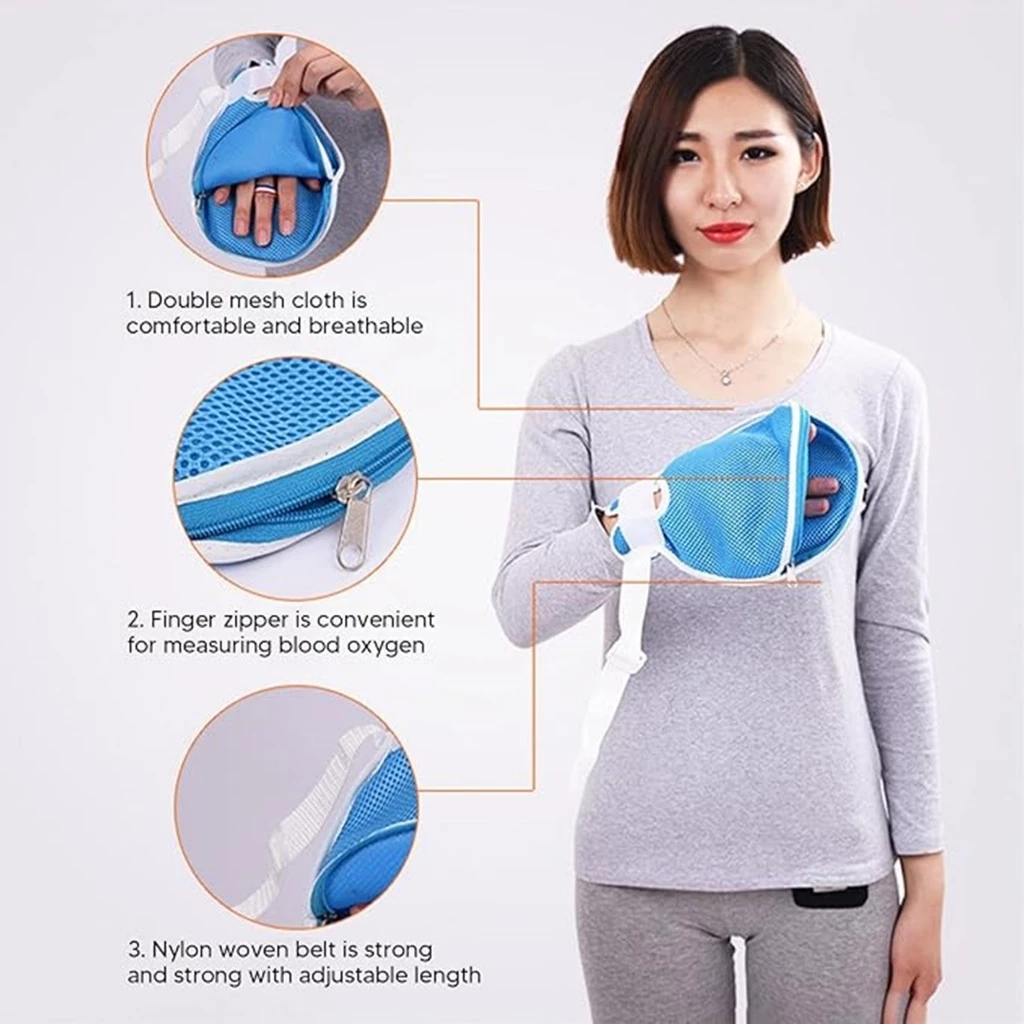 Hand Restraint Glove Mitt Anti-scratch Prevent Self-extubation Drip ...