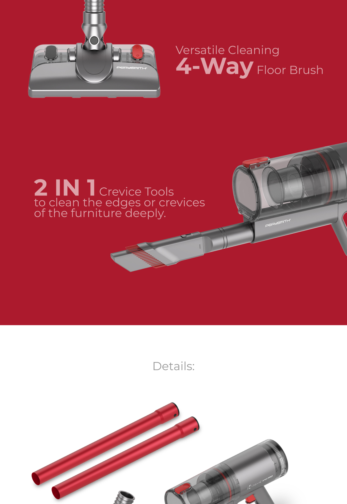 PerySmith Handheld Vacuum Cleaner Xtreme Series X10 Pro (vacuum ...