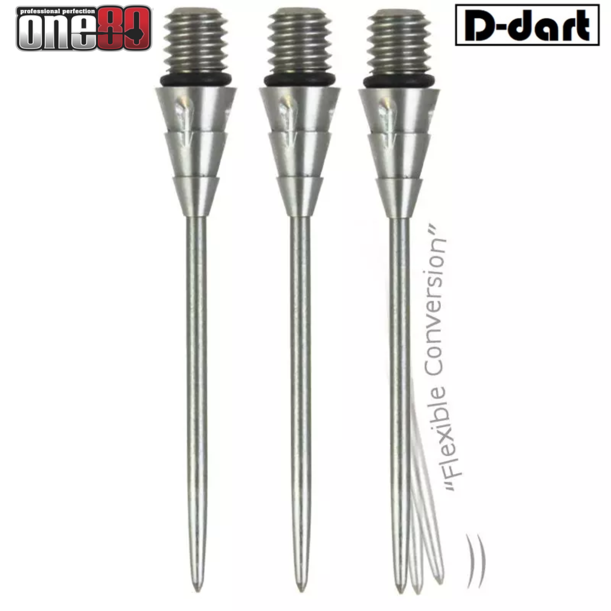 ONE80 FLEXI DART POINT - STEEL TIP CONVERSION POINT 2BA REFLEX POINT ...
