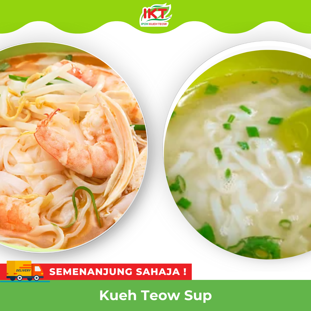 HALAL | IKT - Kueh Teow Sup (0.45 / 1KG) 🔥 Ipoh Famous | Ideal untuk ...