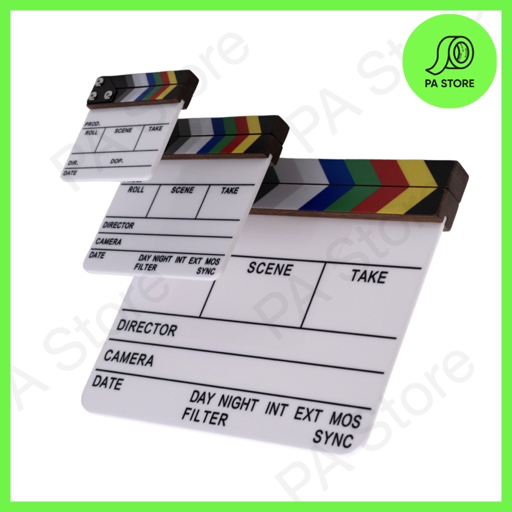 Clapper Board Walnut Wood Professional Film Videography Photography ...