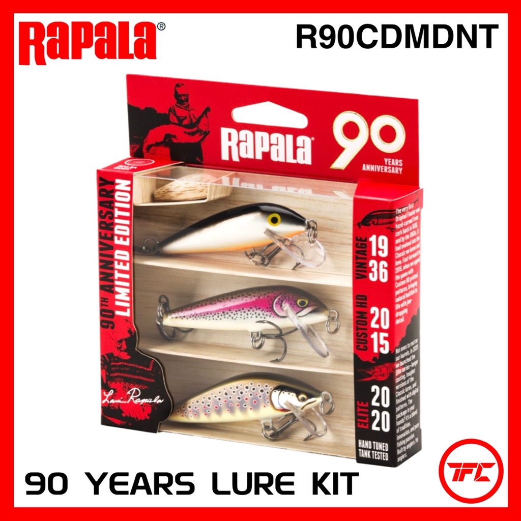 2026 RAPALA 90 Years Anniversary Lure Kit Set Limited Edition 90th ...