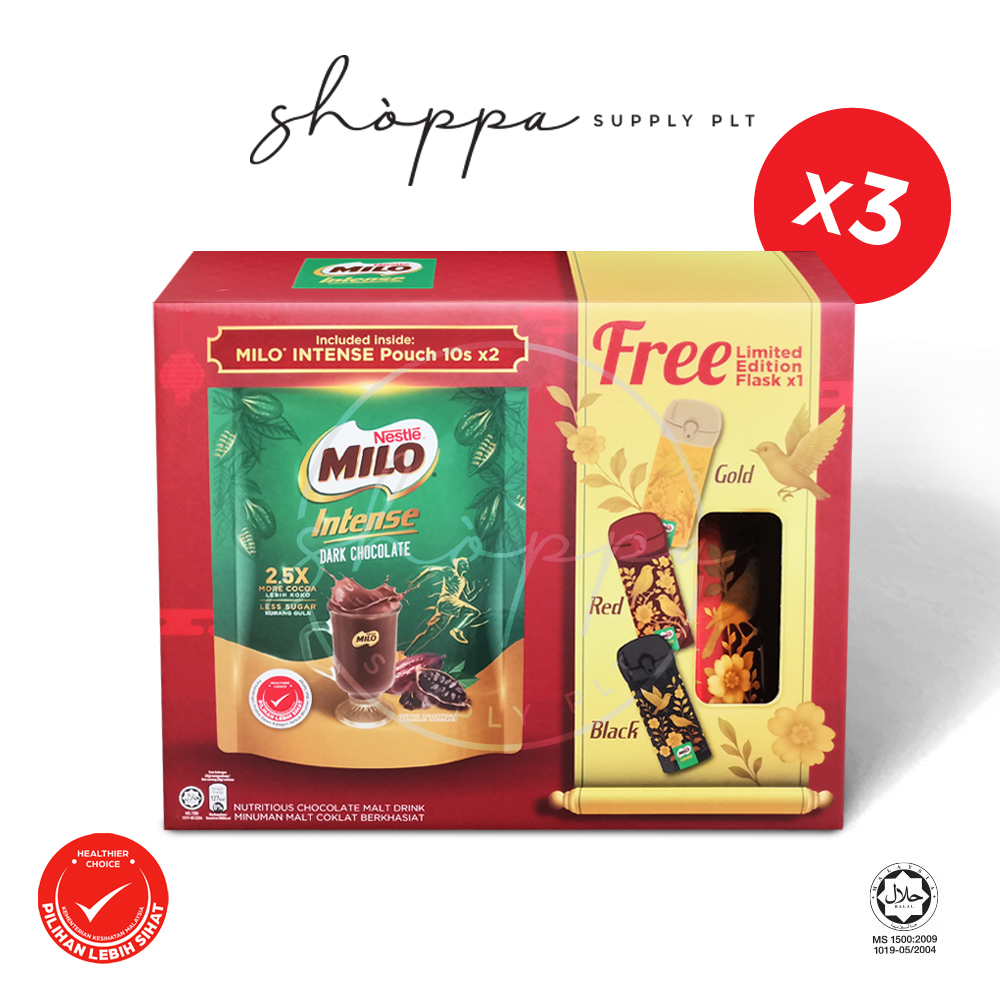 SHOPPA NESTLE MILO INTENSE DARK CHOCOLATE 2(10x33g) FREE Limited ...