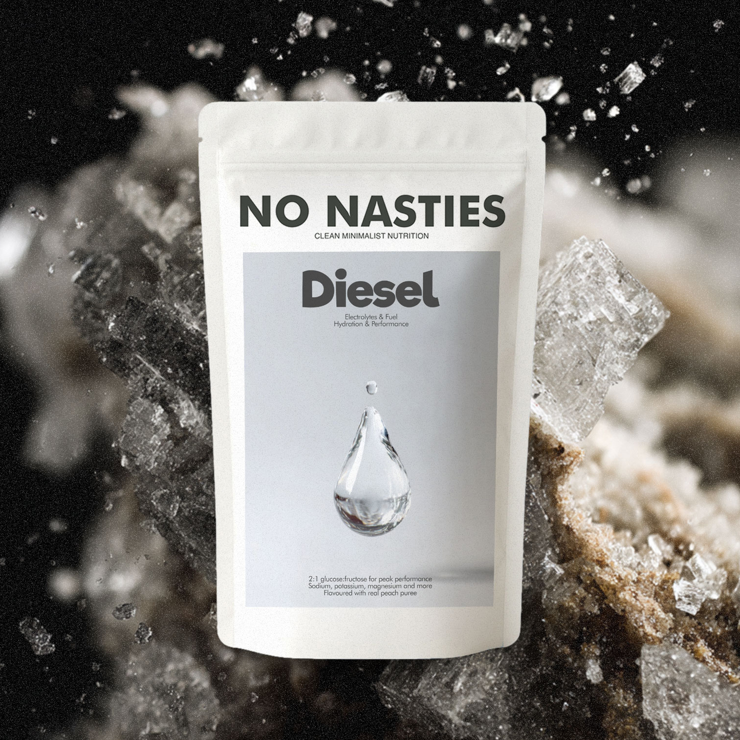 NO NASTIES Diesel: Electrolytes & Fuel, 2:1 glucose:fructose, sodium ...