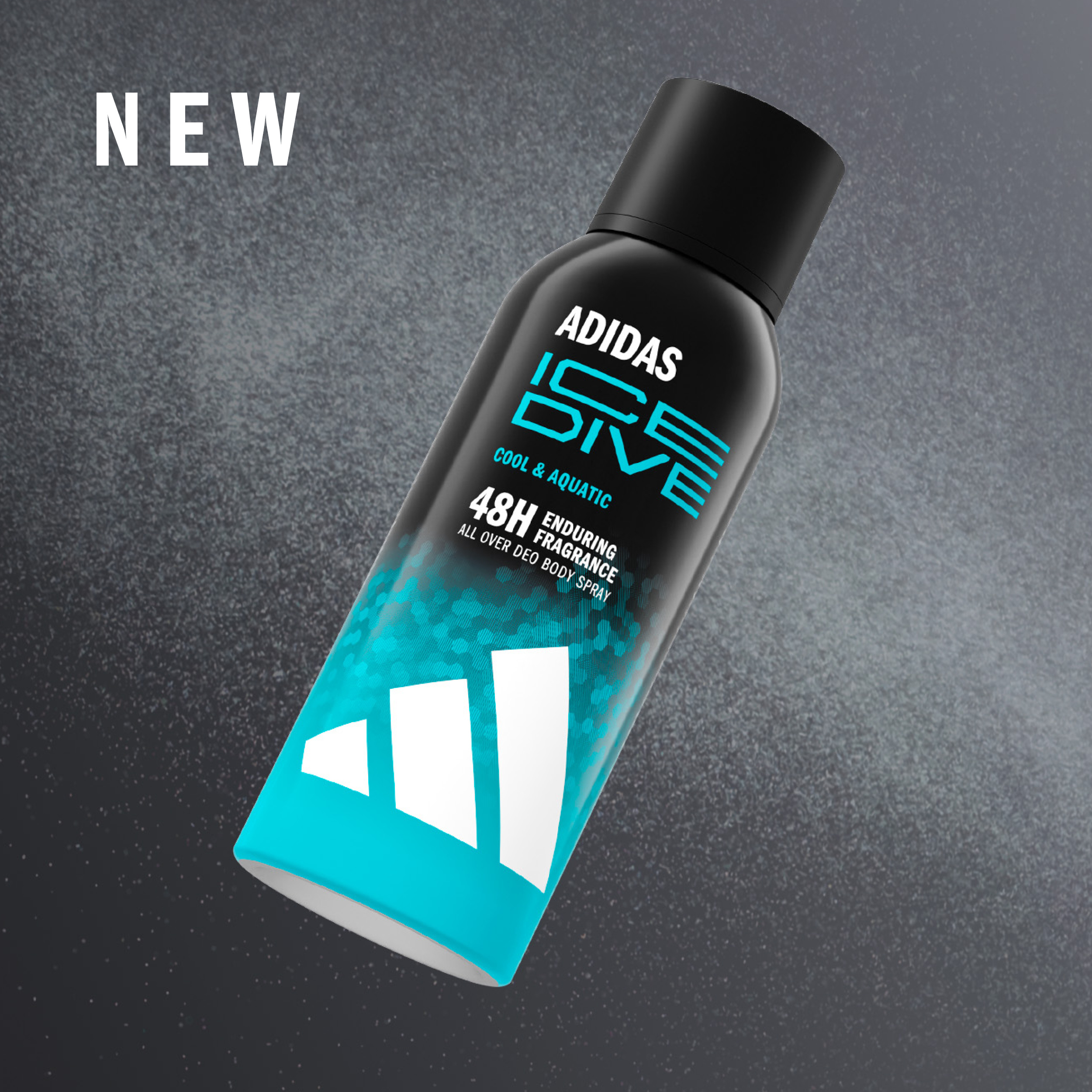 [Twin Pack] Adidas Deodorant Body Spray Ice Dive (Men) 150ml - 48hrs ...