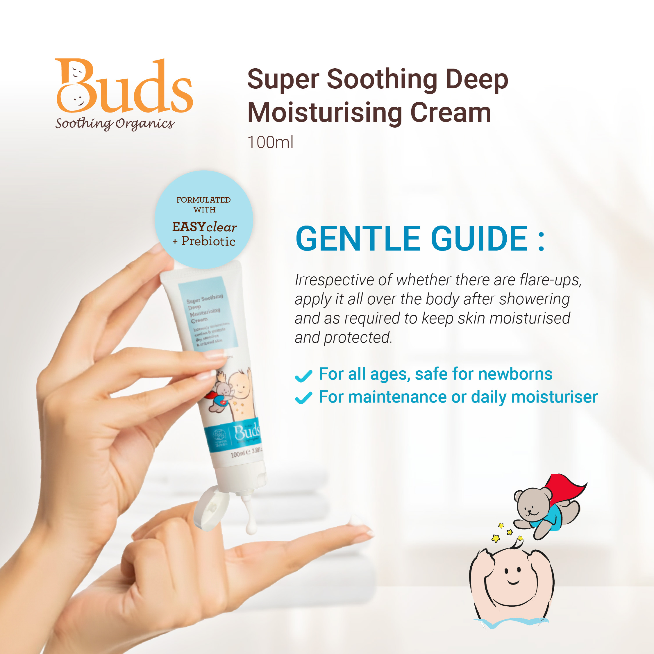 [Twin Pack] Buds Soothing Organics Super Soothing Deep Moisturising ...