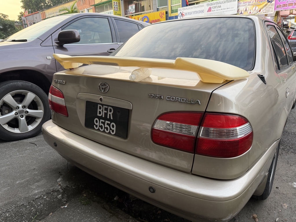 TOYOTA SEG TRD V3 ABS SPOILER LED NO PAINT | Shopee Malaysia