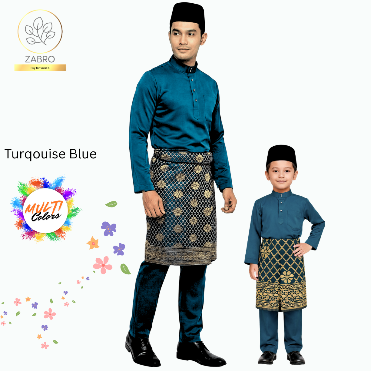 ZABRO: Sampin Songket Dewasa Elight Series 2.25 Meter or Budak S,M,L,XL ...