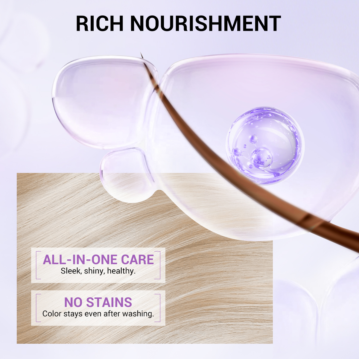 HUED Color Fix Purple Hair Mask Intensive Treatment for Bleached Anti ...