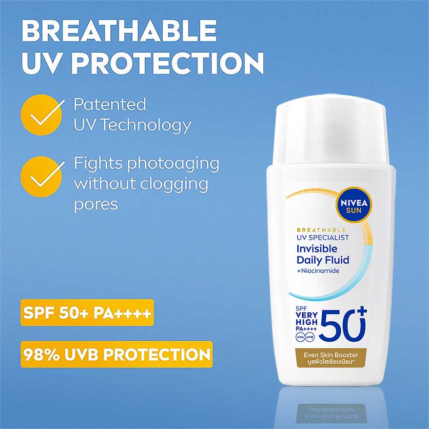 NIVEA Derma UV Invisible Daily SPF 50+ PA++++ 40ml / Sunscreen ...