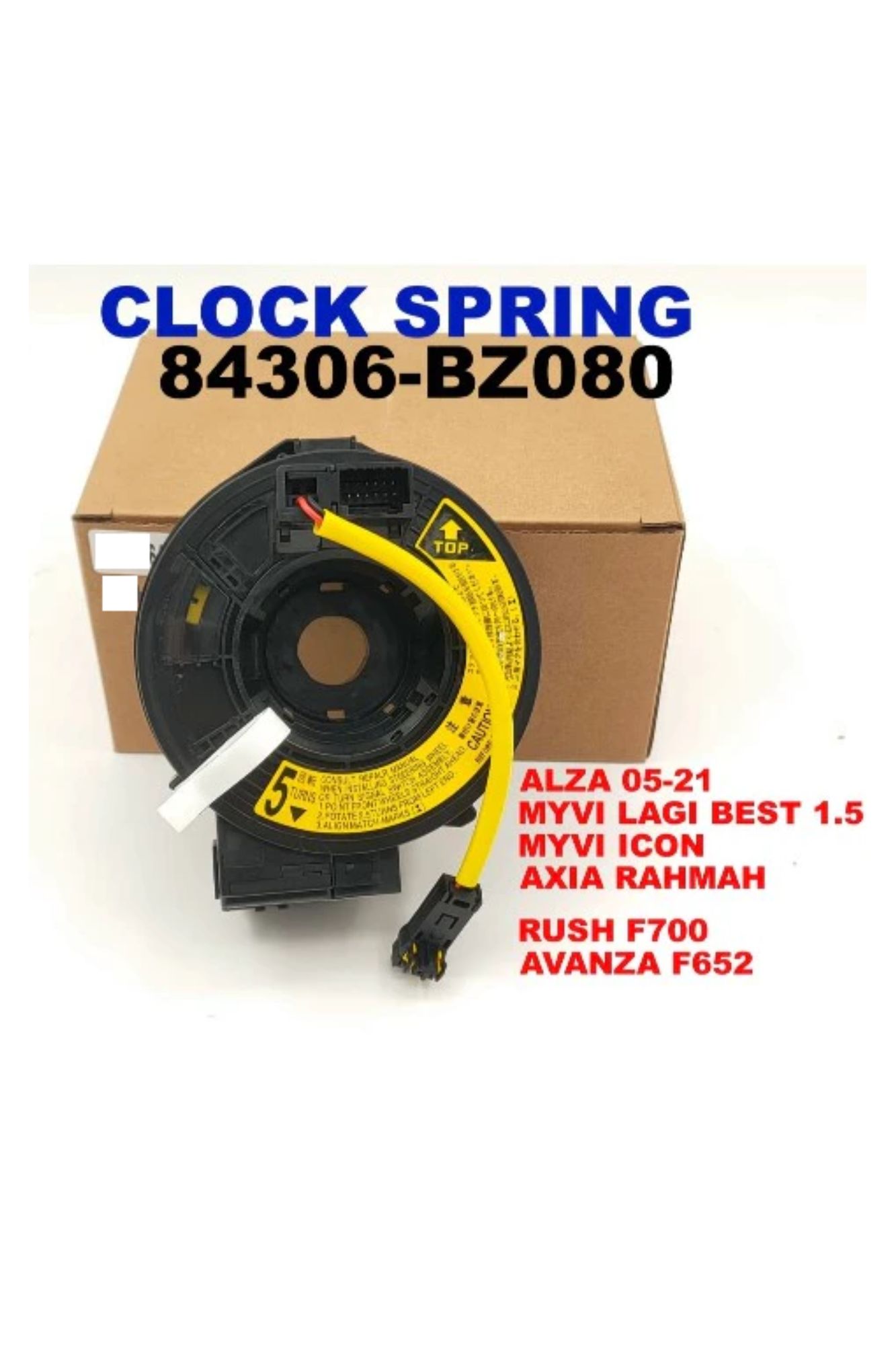 Perodua Bezza 2016-2024 Steering Button Switch 84250-BZ050/Clock Spring ...