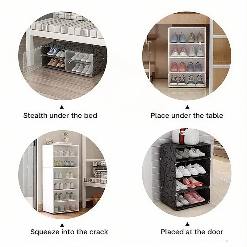 Shoe Cabinet With Door Almari Kasut Rak Kasut Plastic Shoe Rack Rak ...