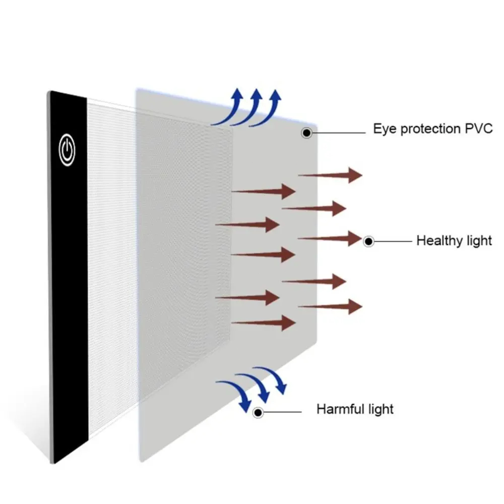 A3/A4/A5 Electronic Drawing Board Three Level Dimming Light ...