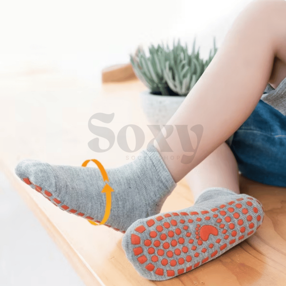 SOXY Anti-Slip Socks Kids-Adult | Playground Themepark Socks | Grip ...