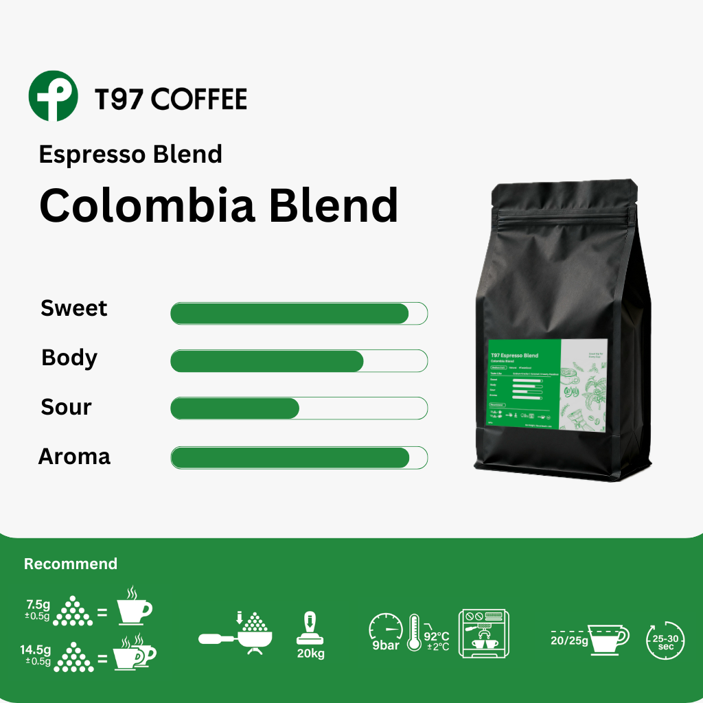 T97 Colombia Blend (Espresso Blend) Arabica Coffee Bean | Shopee Malaysia
