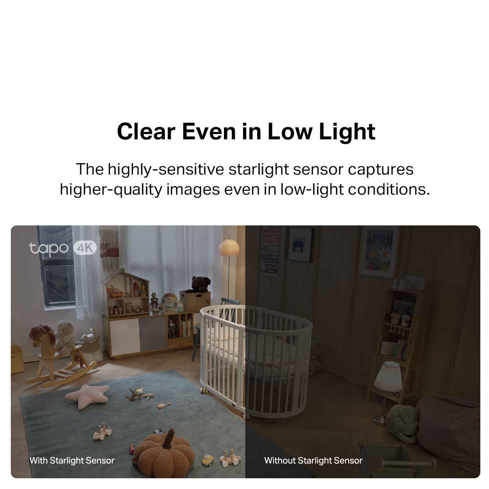 TP-Link Tapo C260 4K 8MP Indoor Camera | Dual-Band WiFi 2.4GHz & 5GHz | Pan Tilt | Face & Pet ...