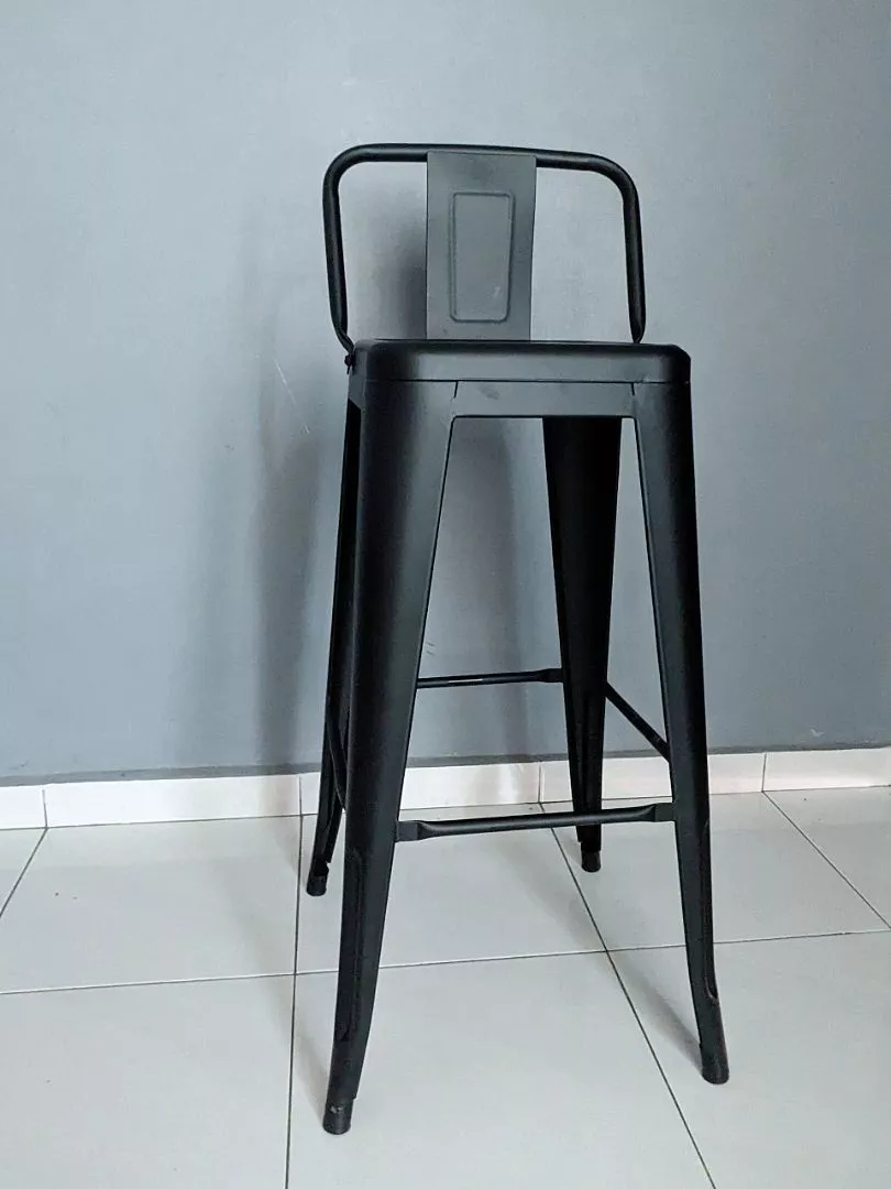 𝑫𝑹𝑬𝑨𝑴𝑬 Metal High Chair Tolix Metal Kitchen Bar Chair High Bar Stool ...
