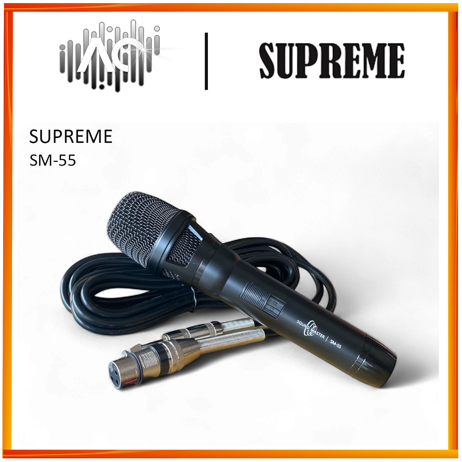 Supreme SM-55 Professional Voice Microphone | Shopee Malaysia
